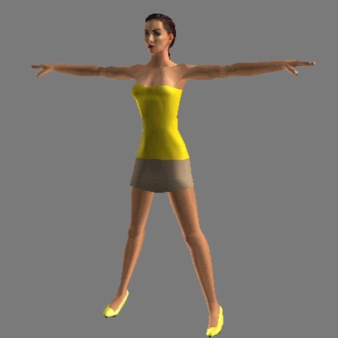 Free Human Female 3d Model