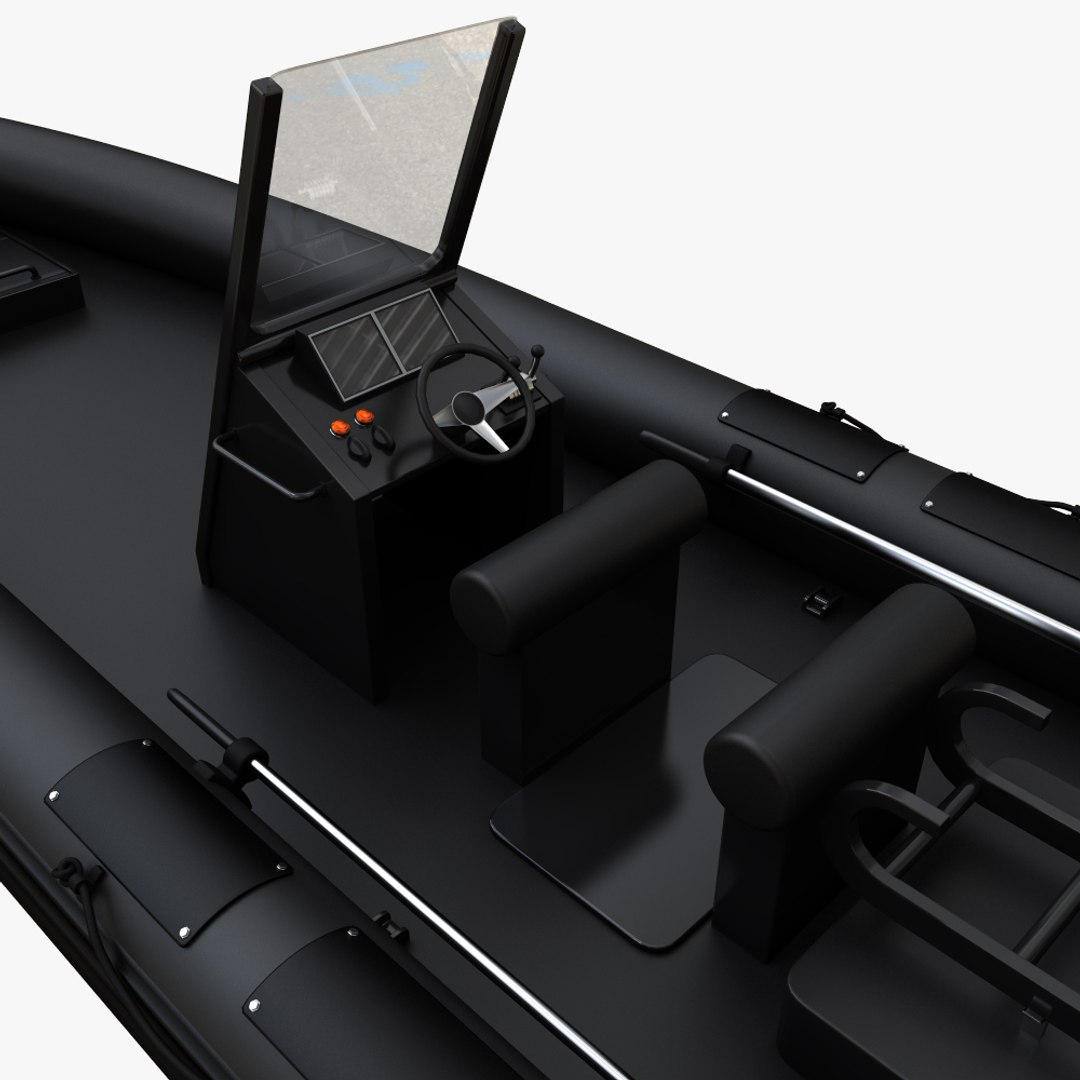 3d Inflatable Boat Model