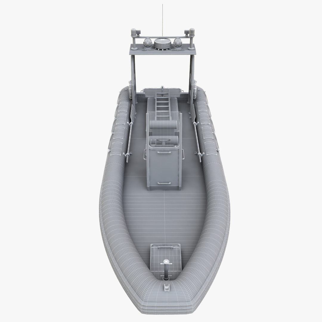 3d inflatable boat model