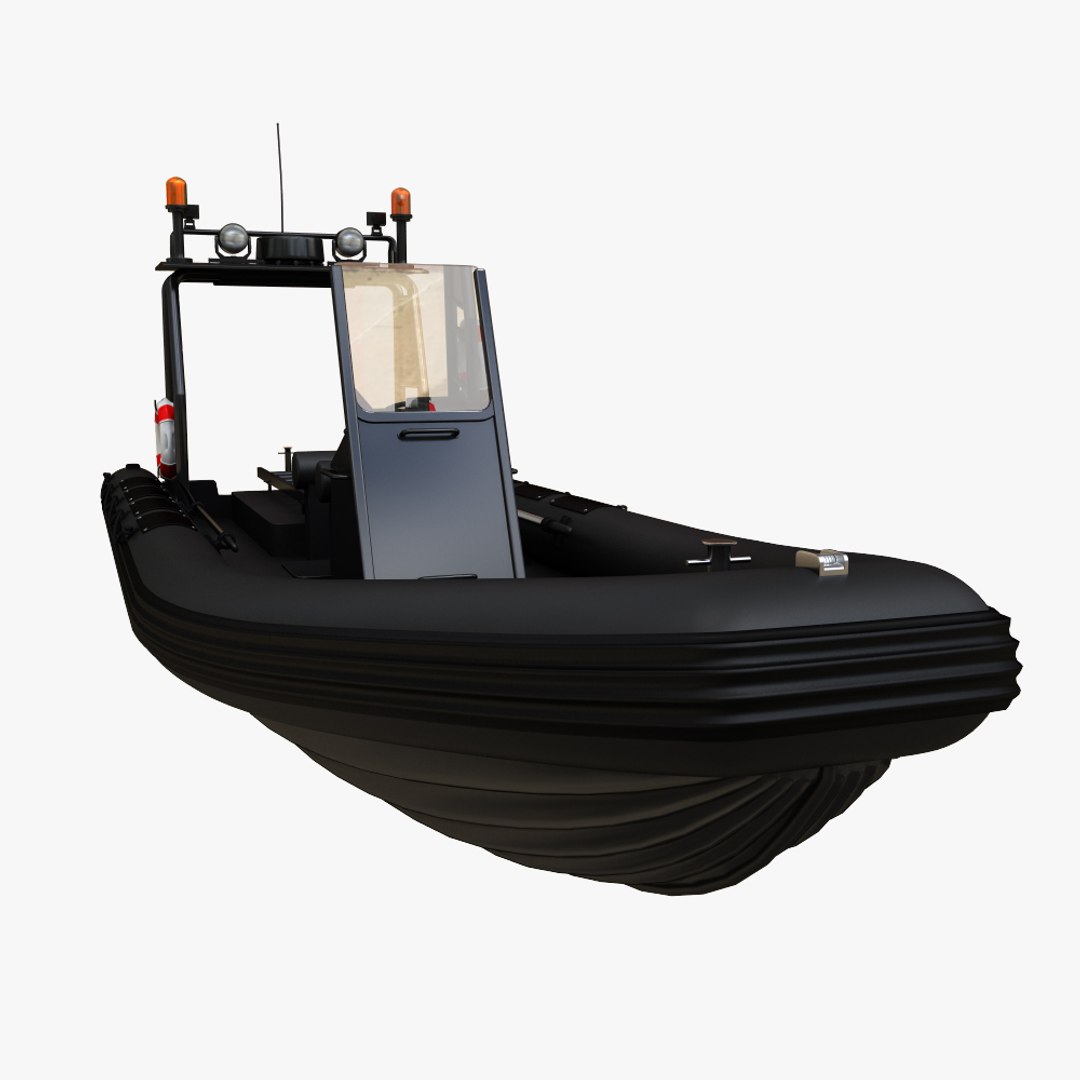 3d Inflatable Boat Model