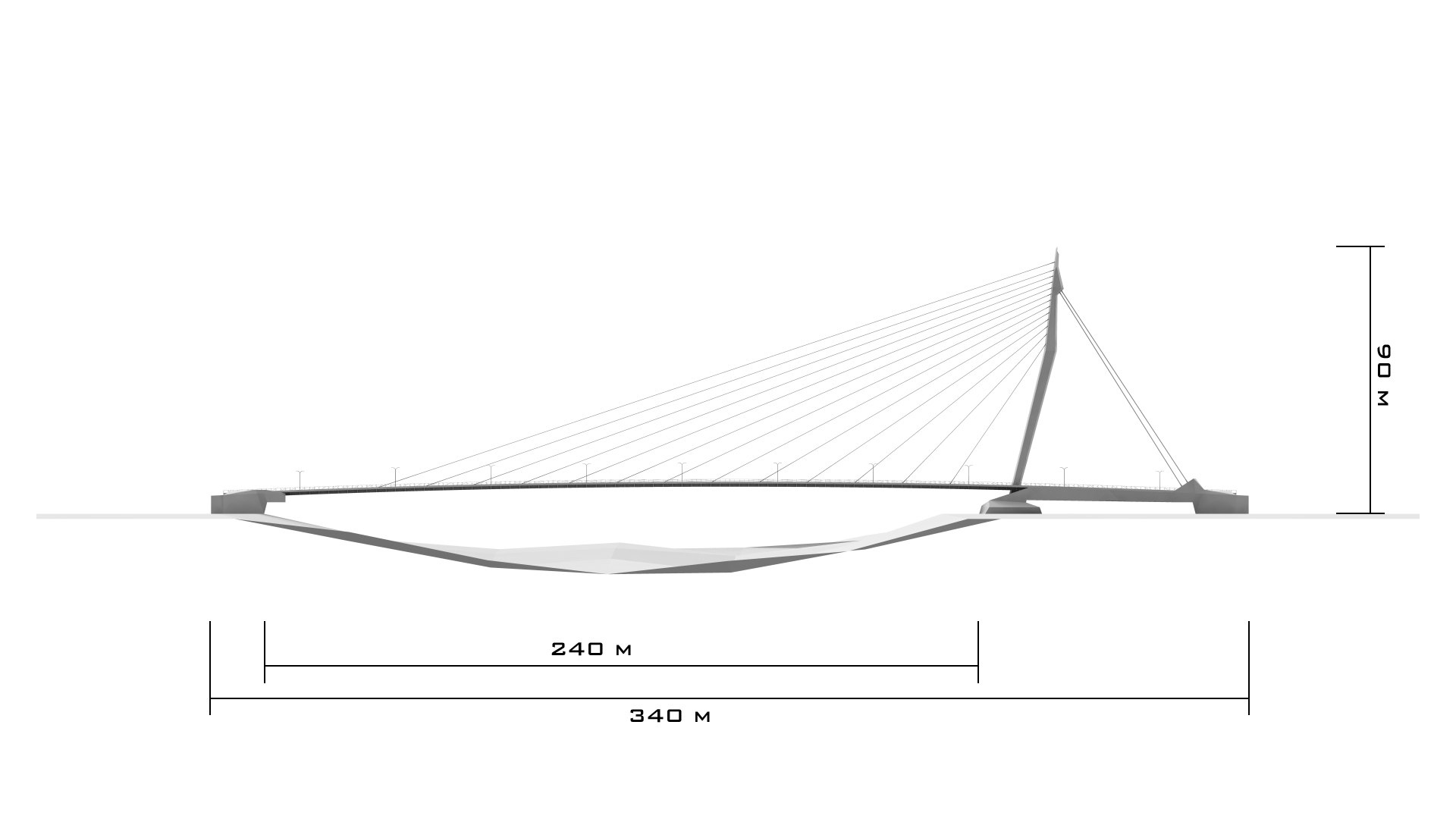 3D Pylon Bridge - TurboSquid 1326580