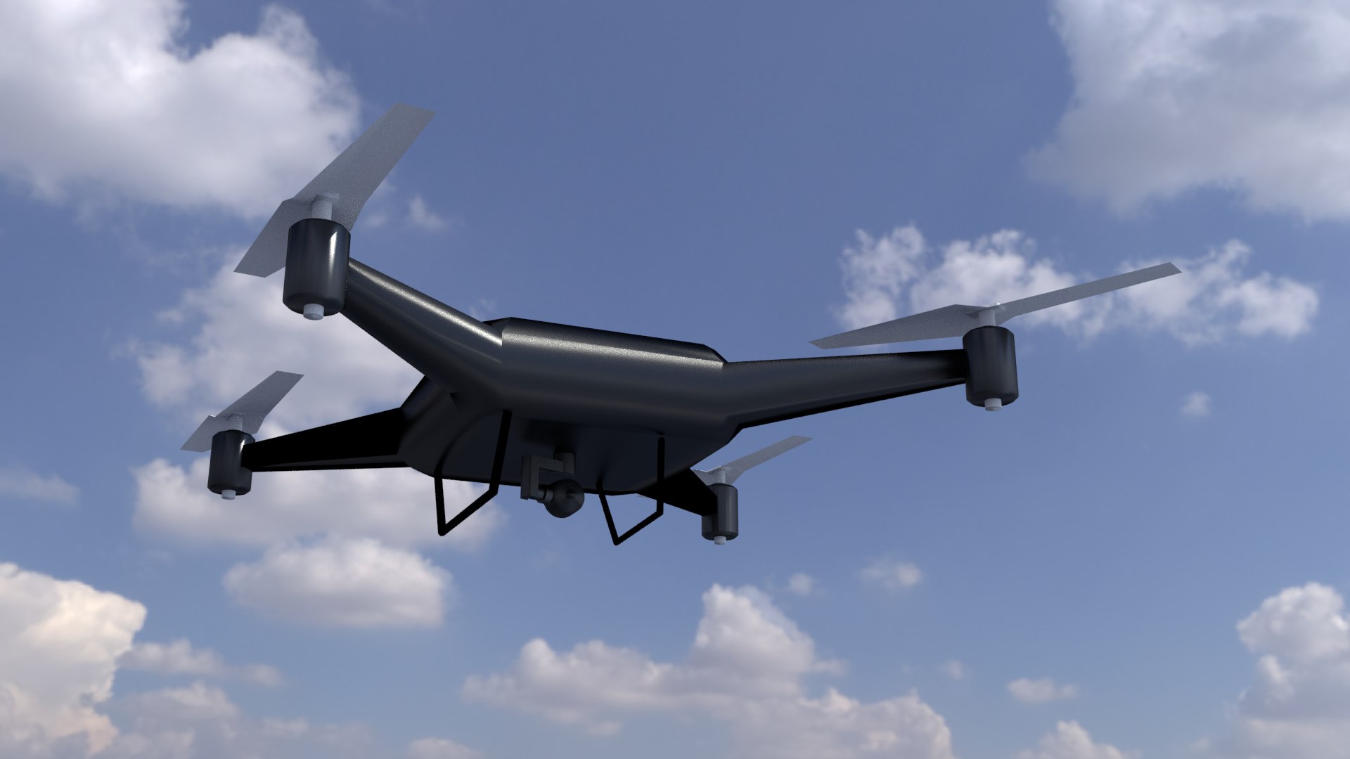 3D Stylized Drone -blender Fbx Model - TurboSquid 2408652