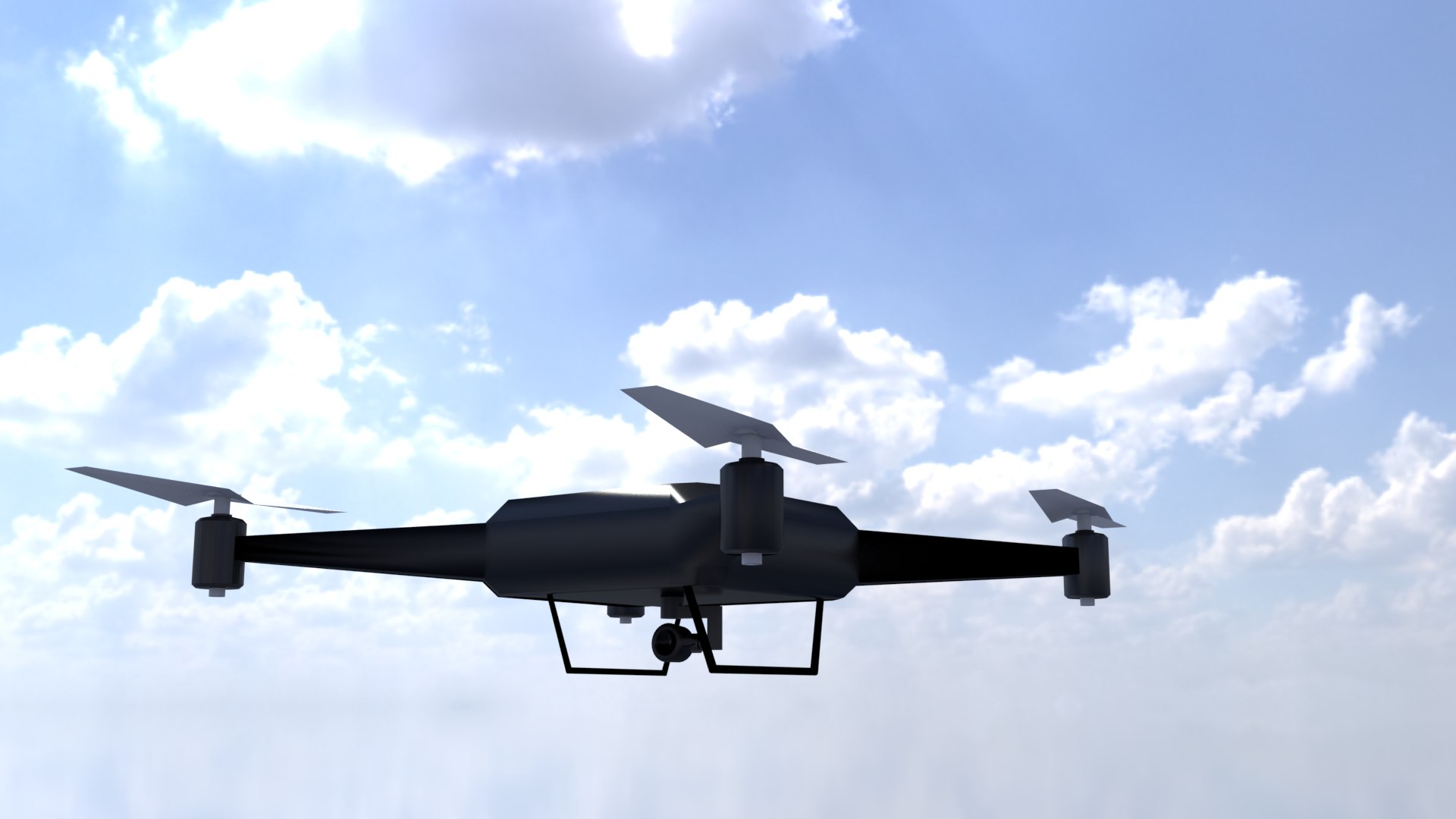 3D Stylized Drone -blender Fbx Model - TurboSquid 2408652