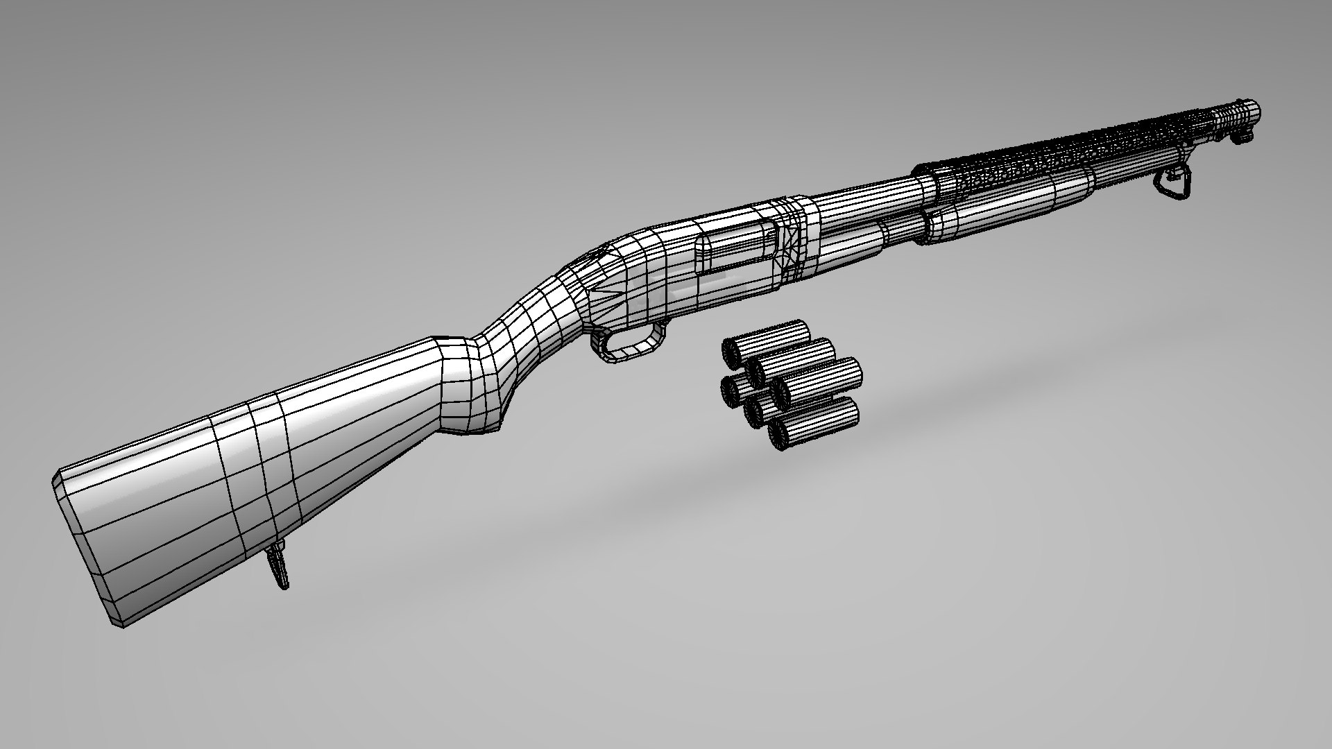 3D Winchester Model 1897 Trenchgun Model - TurboSquid 2198126