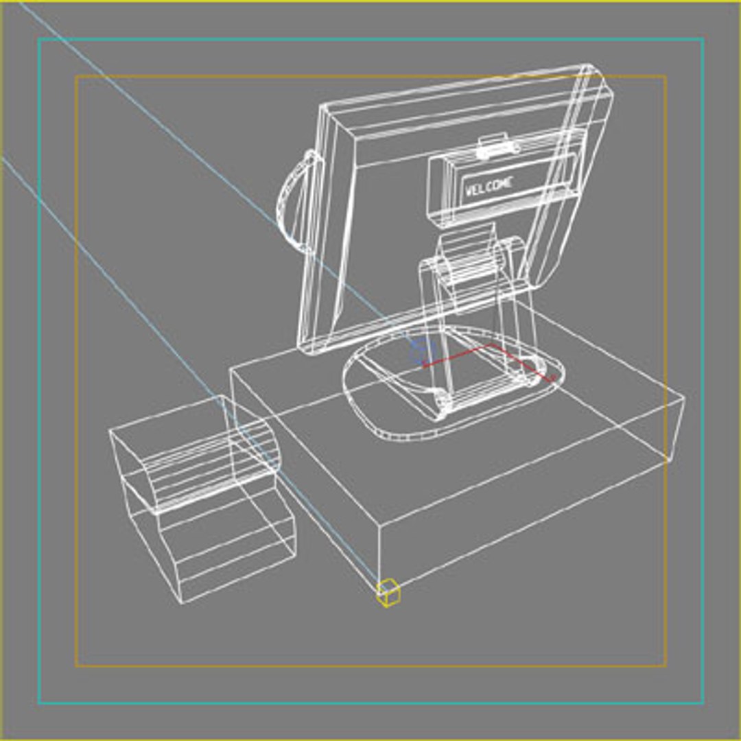 Point Cash Register 3d Dwg