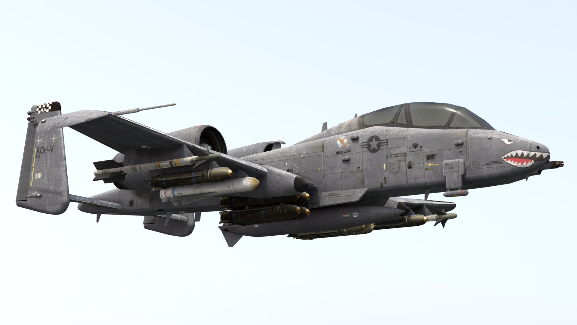 3D A-10C Thunderbolt II - TurboSquid 2085963