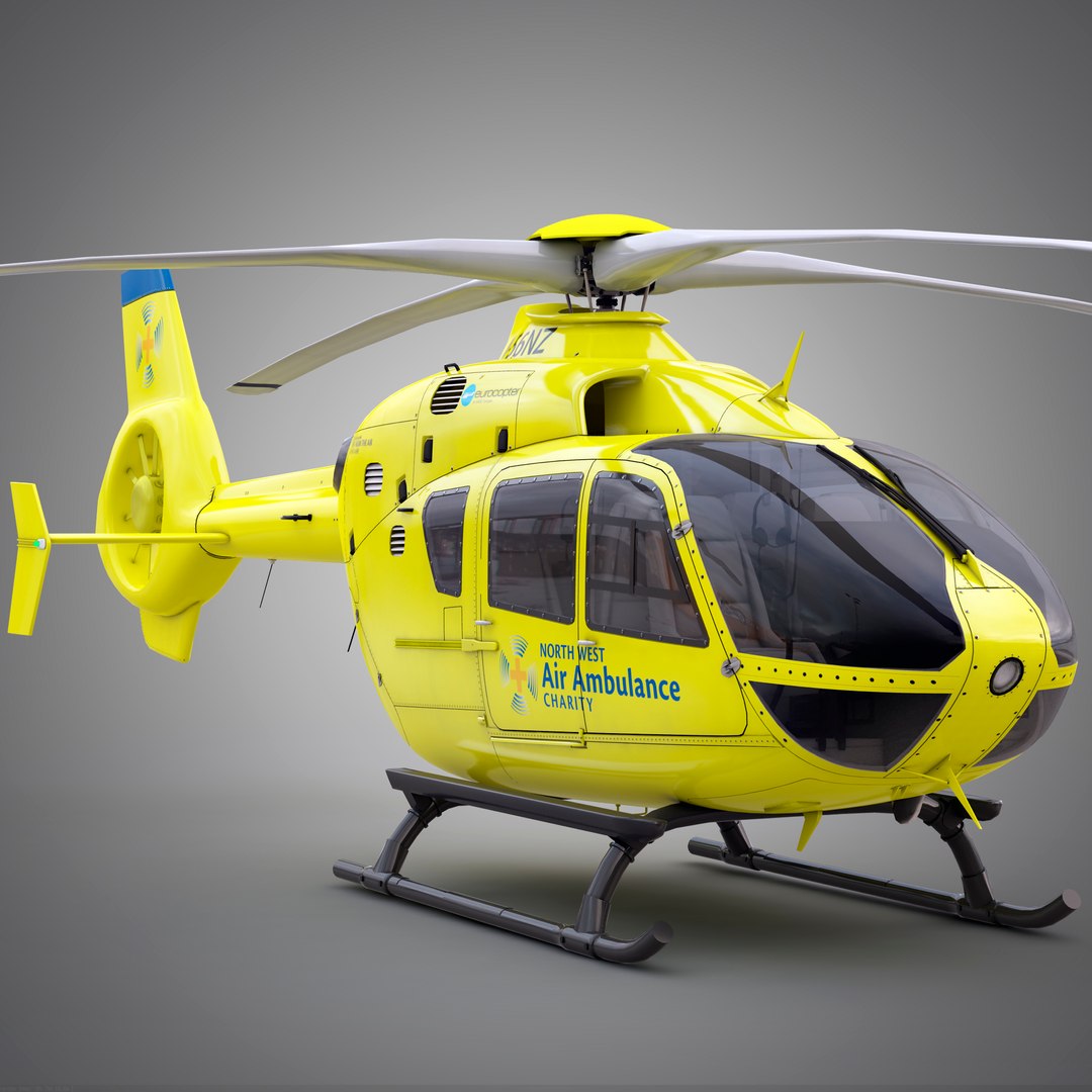 Euro Ec 135 3d Model