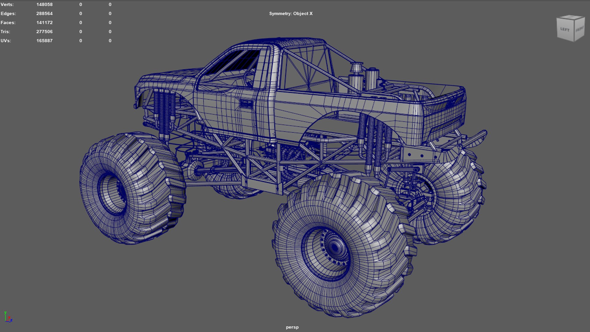 Monster truck 3D model - TurboSquid 2090297