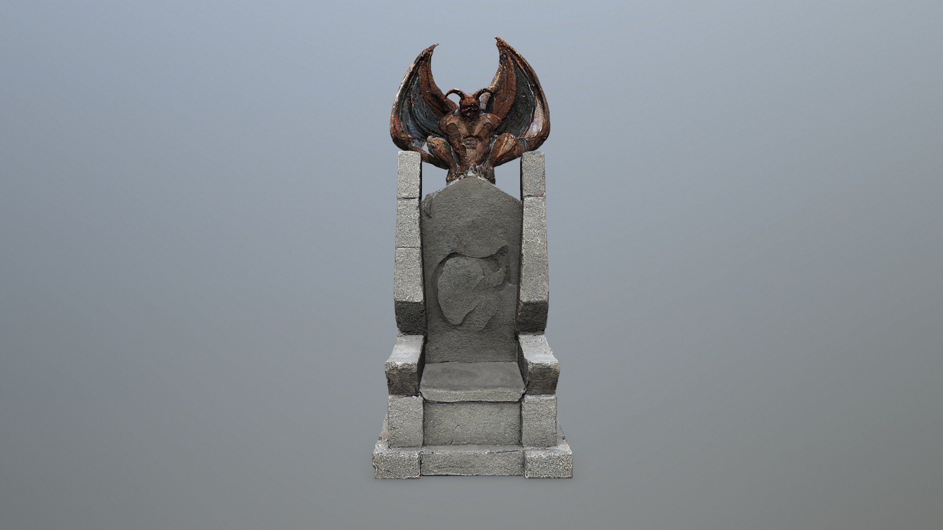 Devil Stone Throne 3D Model - TurboSquid 2262980