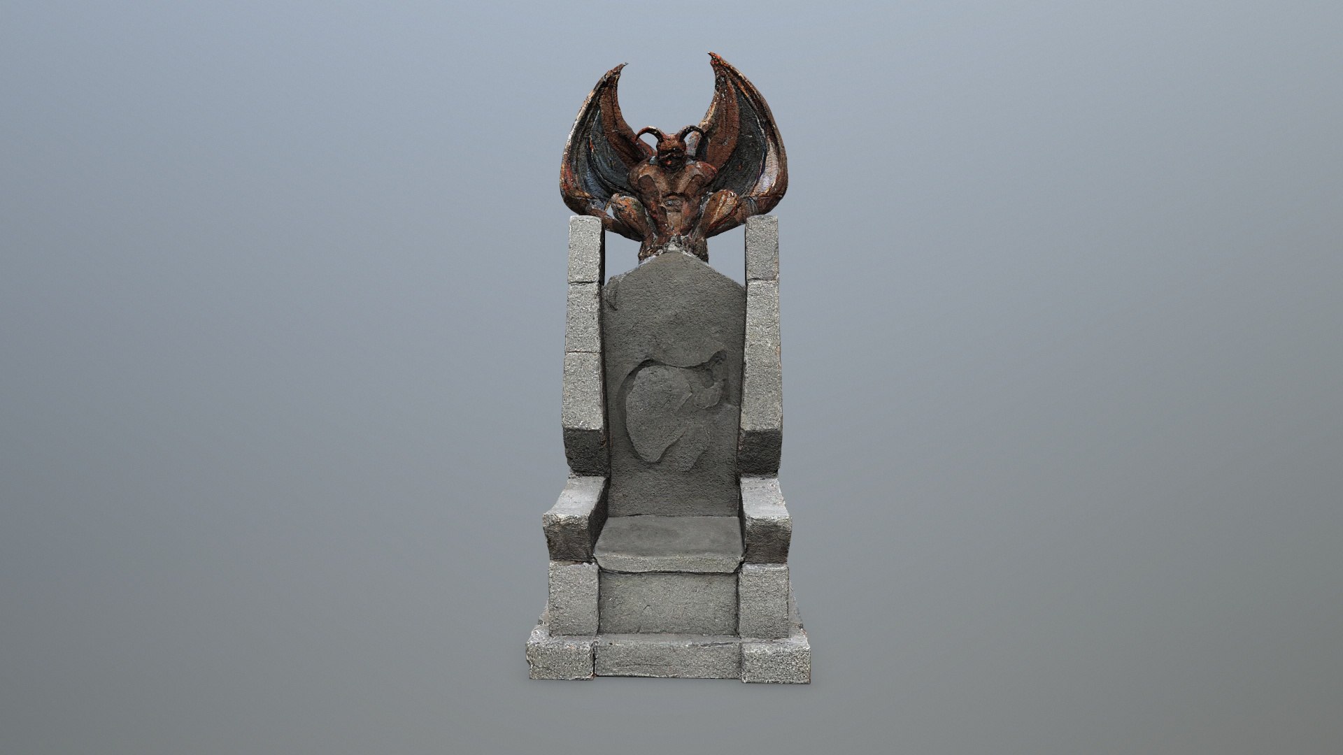 Devil Stone Throne 3D Model - TurboSquid 2262980