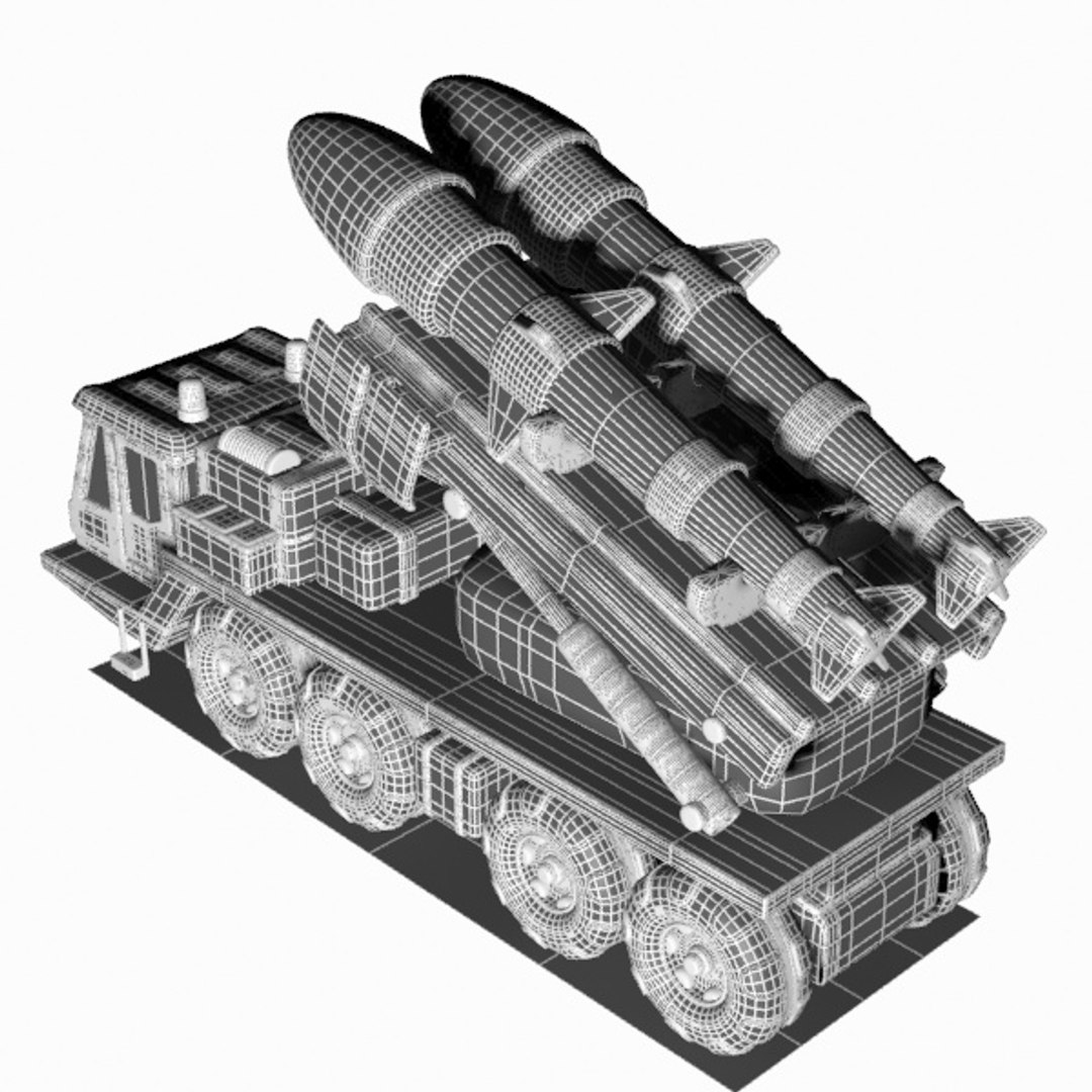 3d Cartoon Missile Vehicle