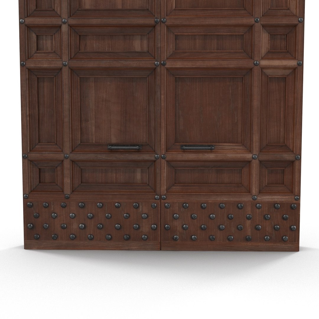 3d Model Of Door Greco Roman 3