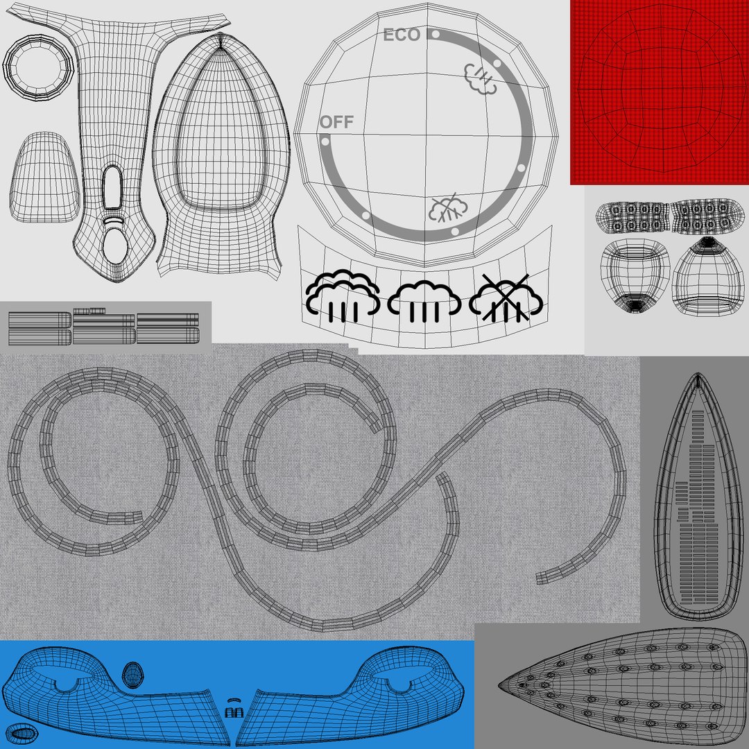 Horizontal And Vertical Irons Collection 3D Model - TurboSquid 2017112