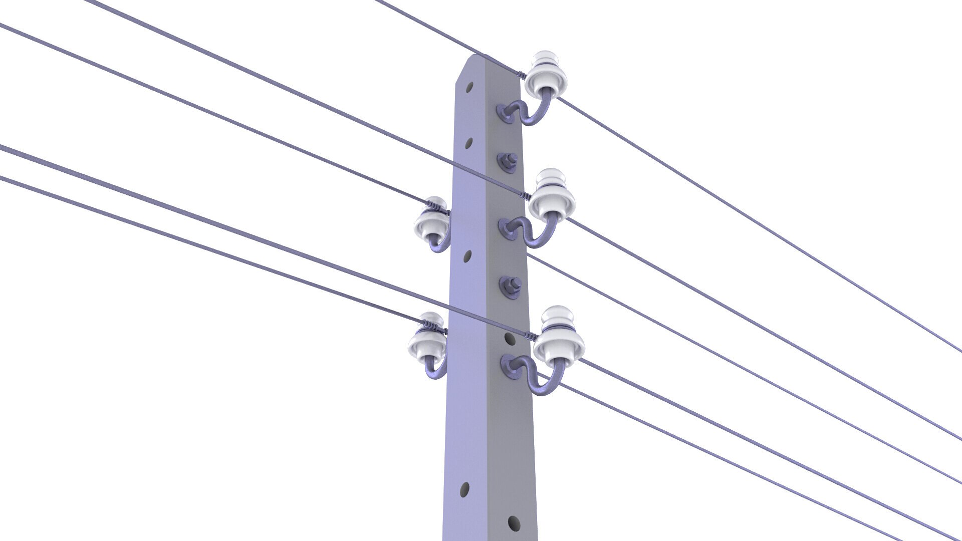 3D Street Utility Pole 13 Model - TurboSquid 1864057
