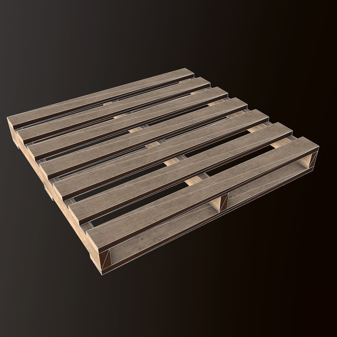 3D pbr ready shipping pallet model - TurboSquid 1238317