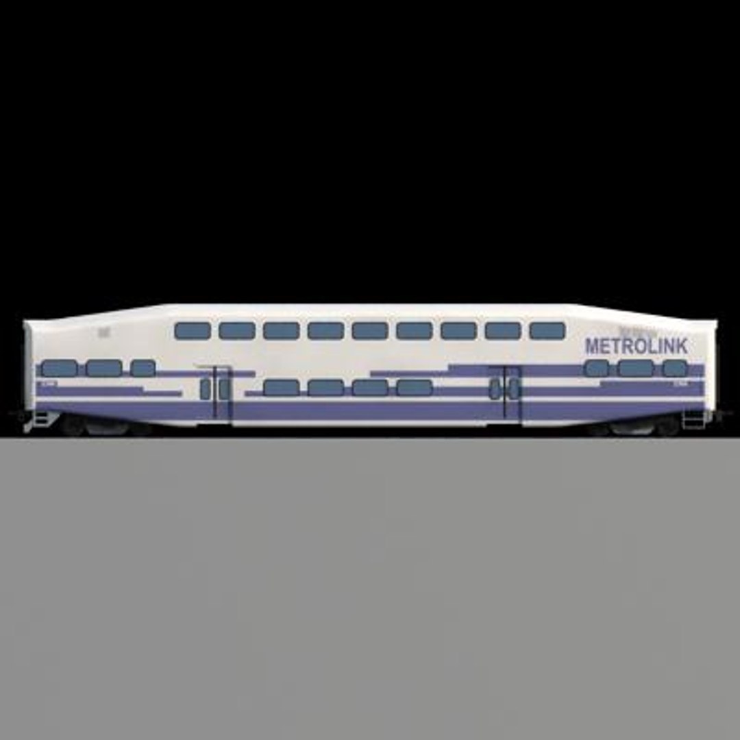 3d Metrolink Train