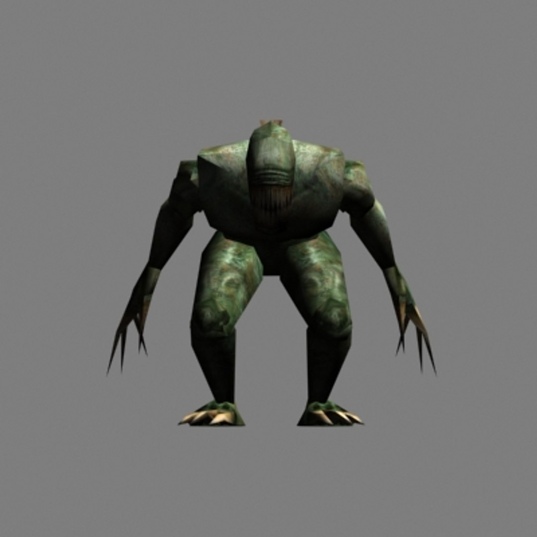 3ds Max Alien Mutant Animation