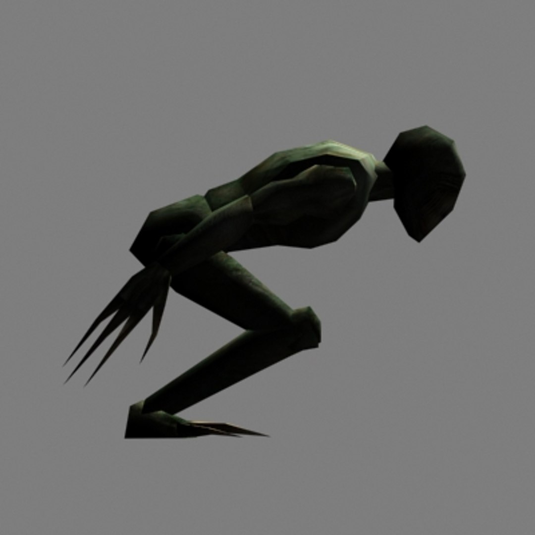3ds Max Alien Mutant Animation