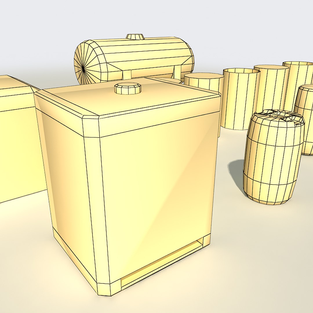 3d Water Liquid Tanks
