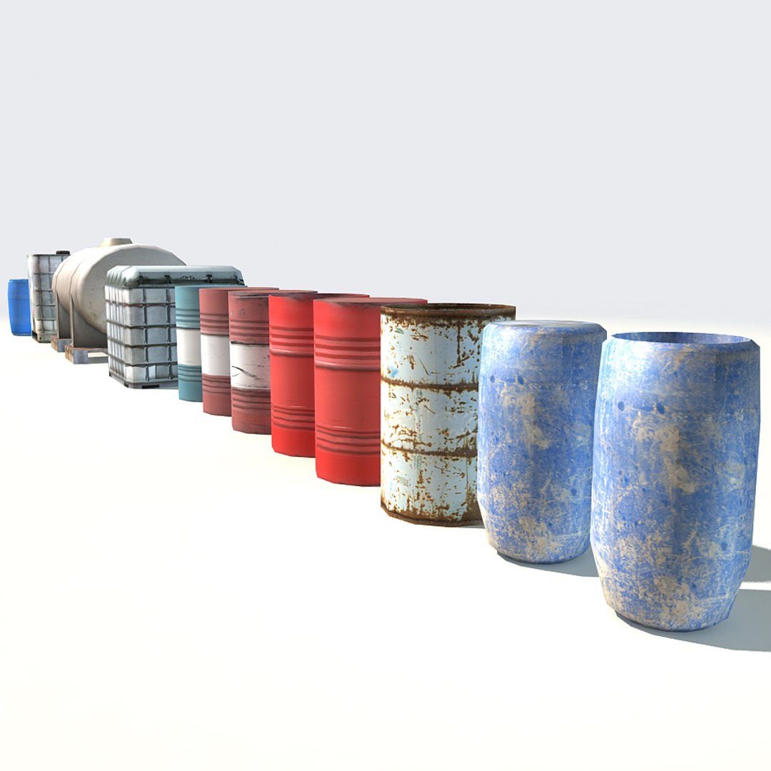 3d Water Liquid Tanks