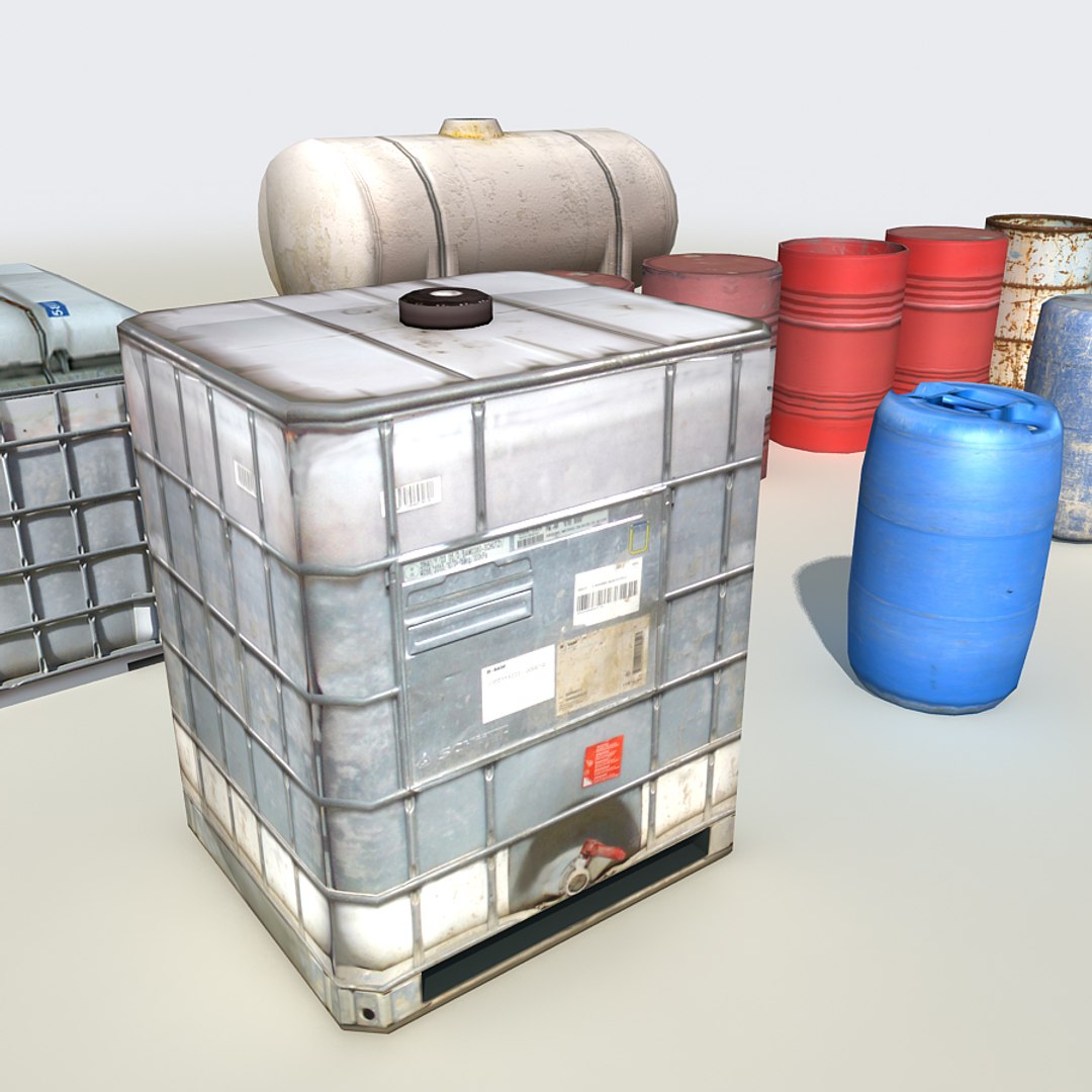 3d Water Liquid Tanks