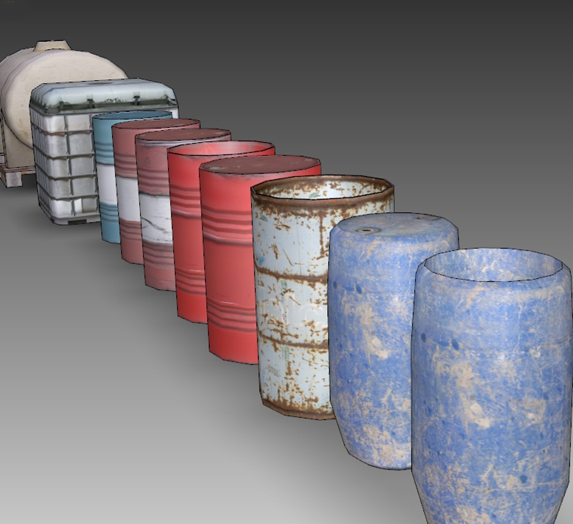 3d Water Liquid Tanks