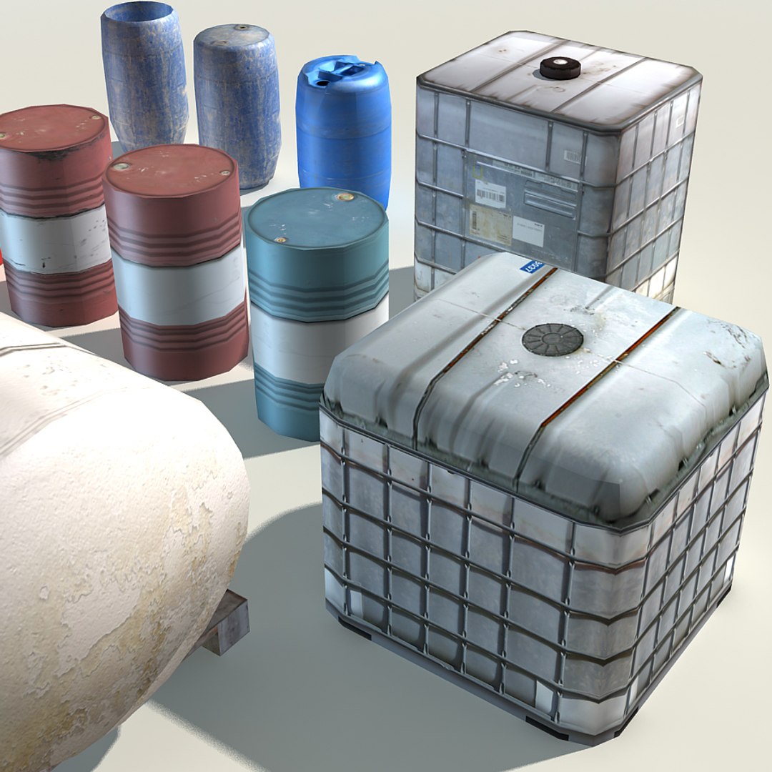 3d Water Liquid Tanks