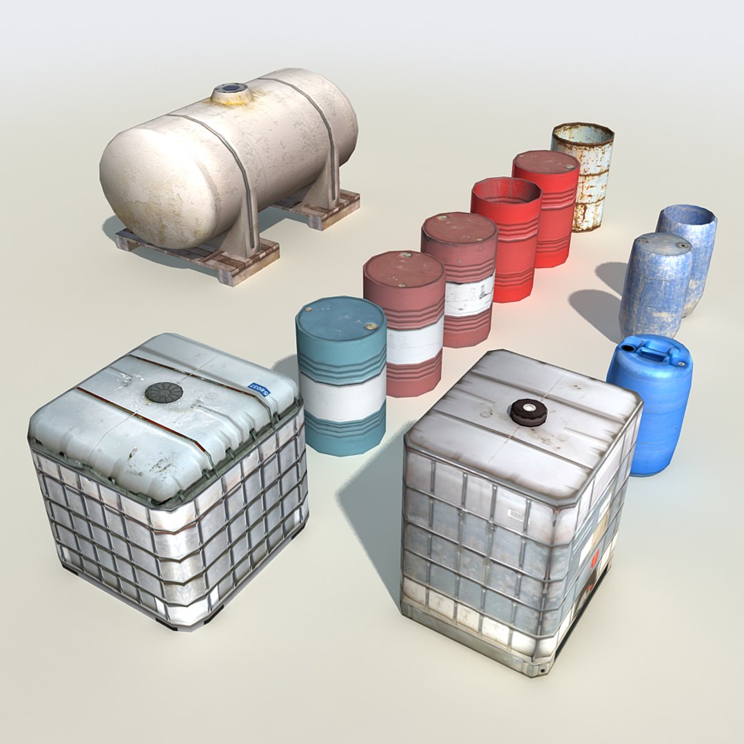3d Water Liquid Tanks