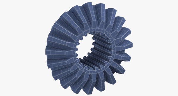 modelo 3d Piñón biselado engranaje 02 - TurboSquid 1402673