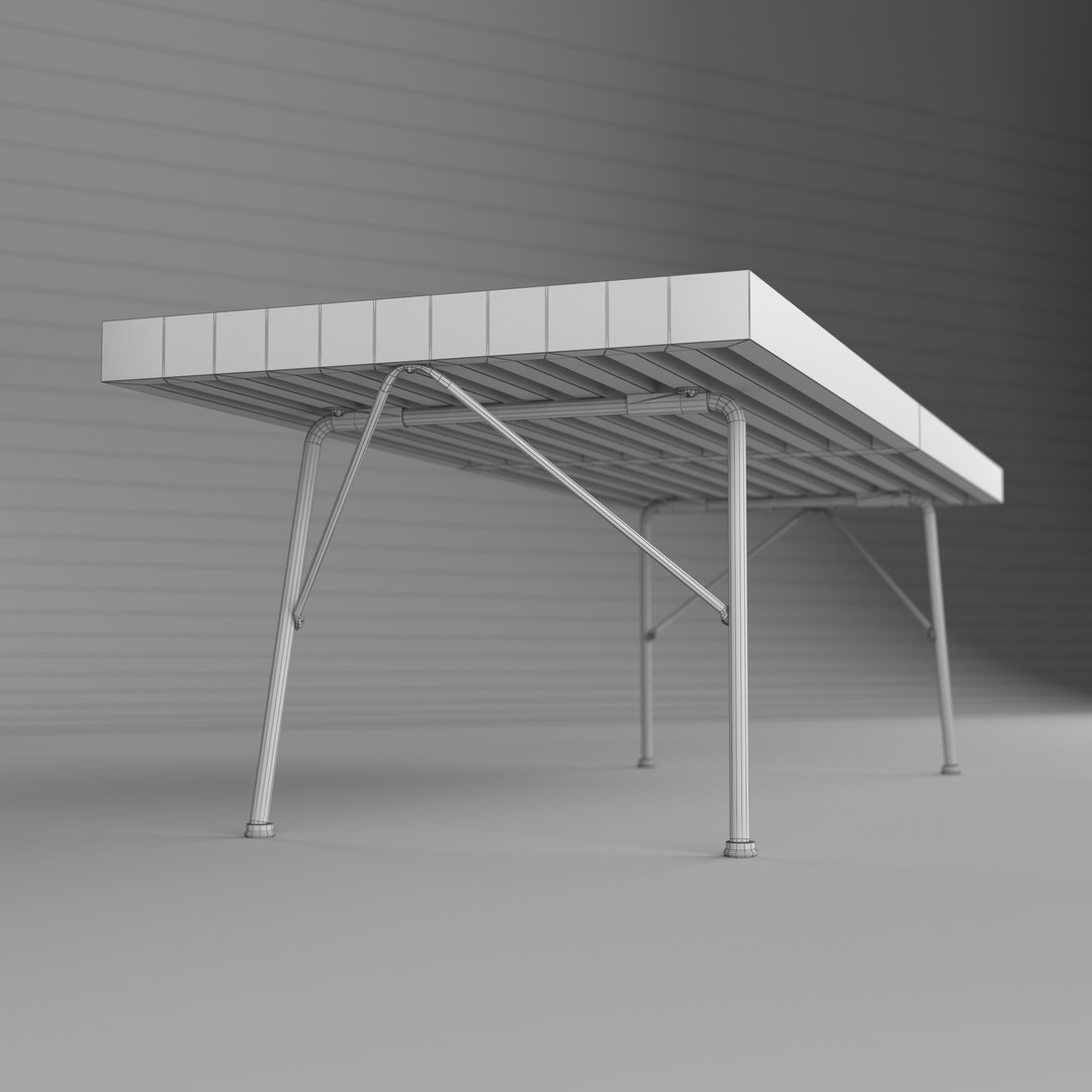 3d model nelson platform bench