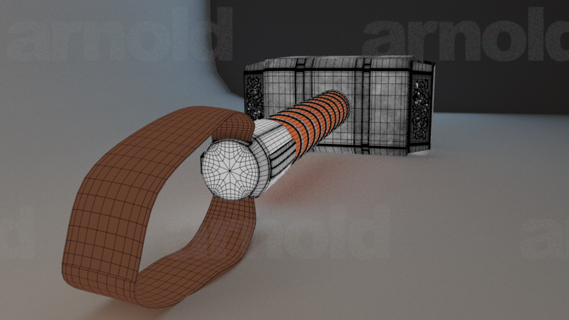Replica Hammer Thor 3d Model