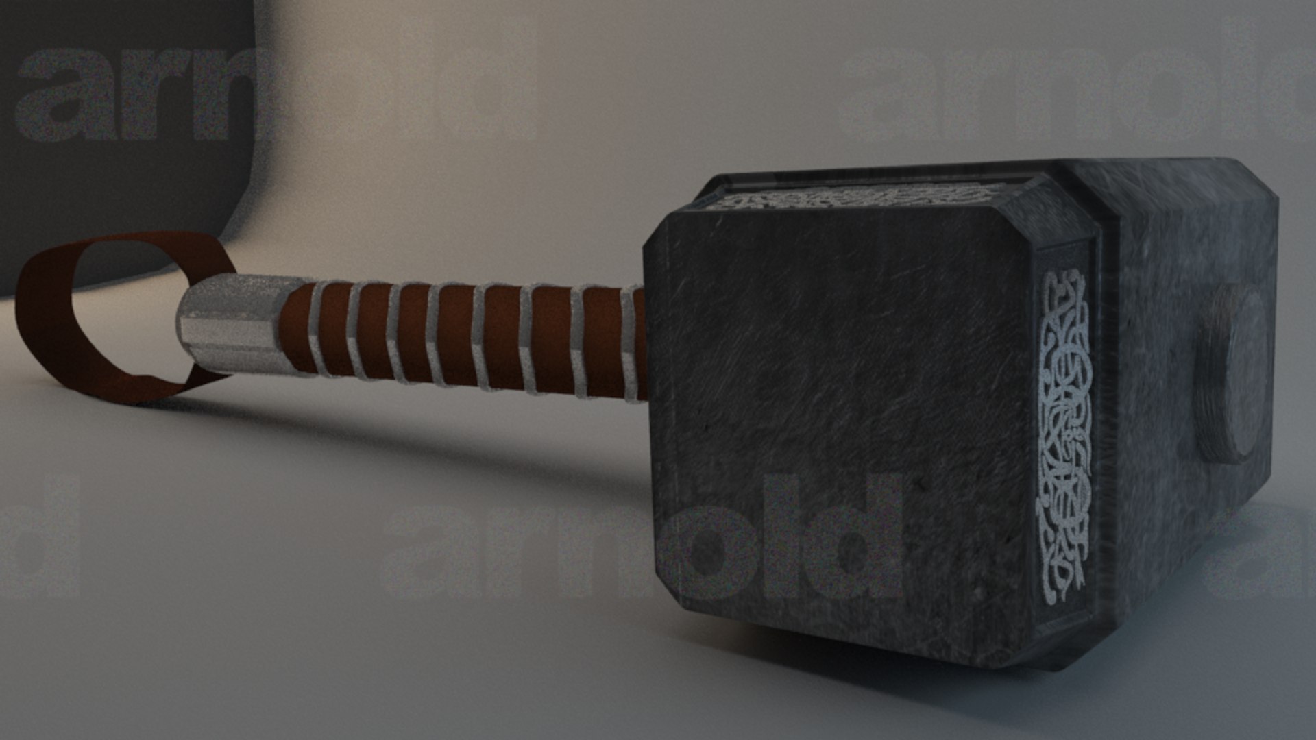 replica hammer thor 3d model