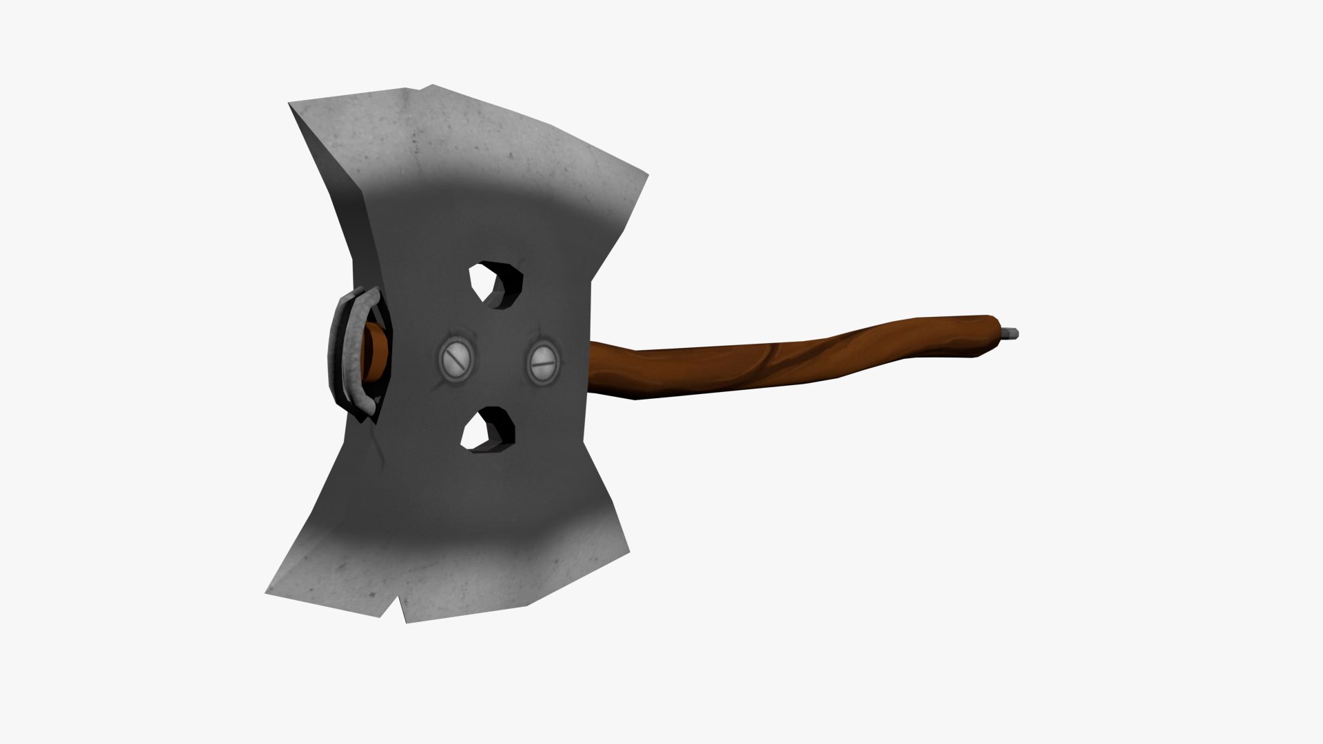 Two-handed ax 3D - TurboSquid 1852501