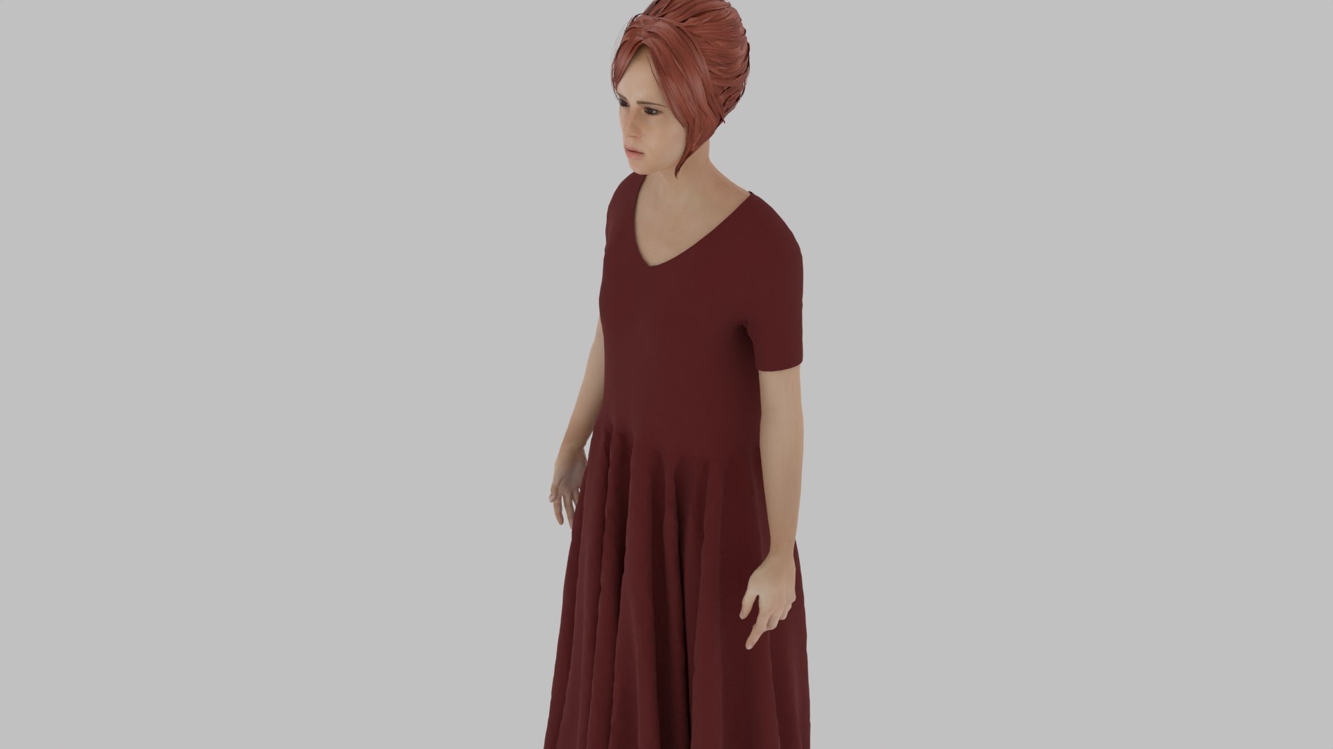 Lady Woman 3D Model - TurboSquid 2011073