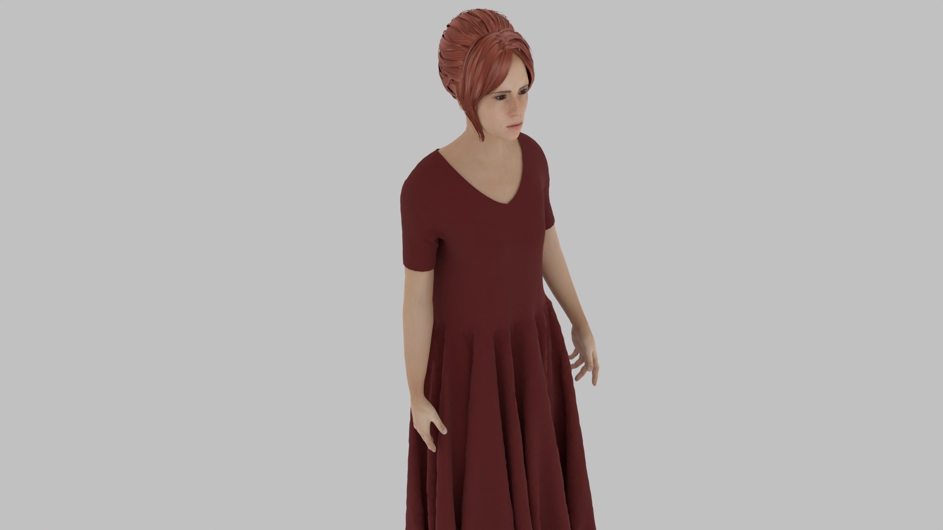 Lady Woman 3D Model - TurboSquid 2011073