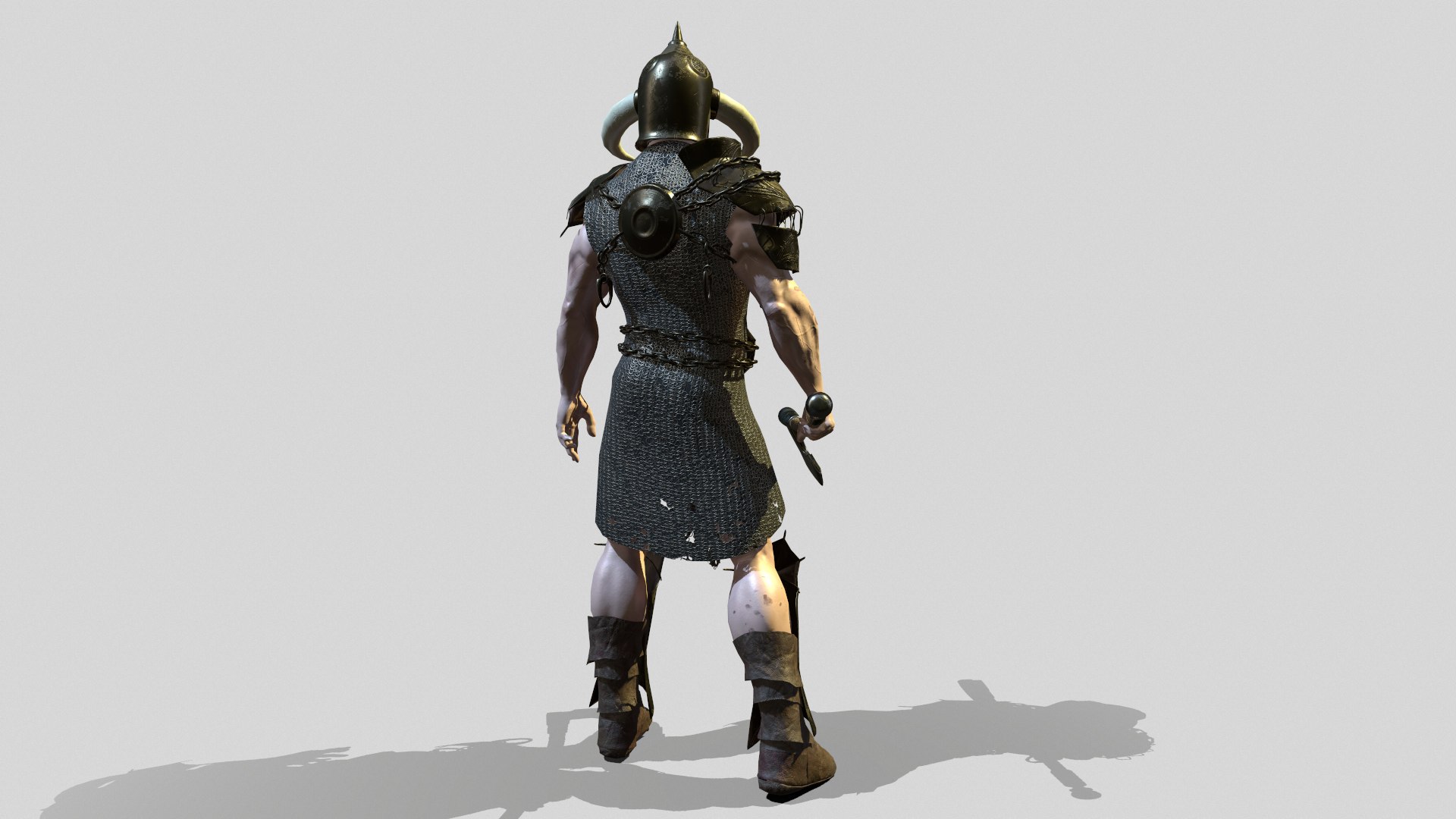 3D Ancient Warrior - TurboSquid 2106694