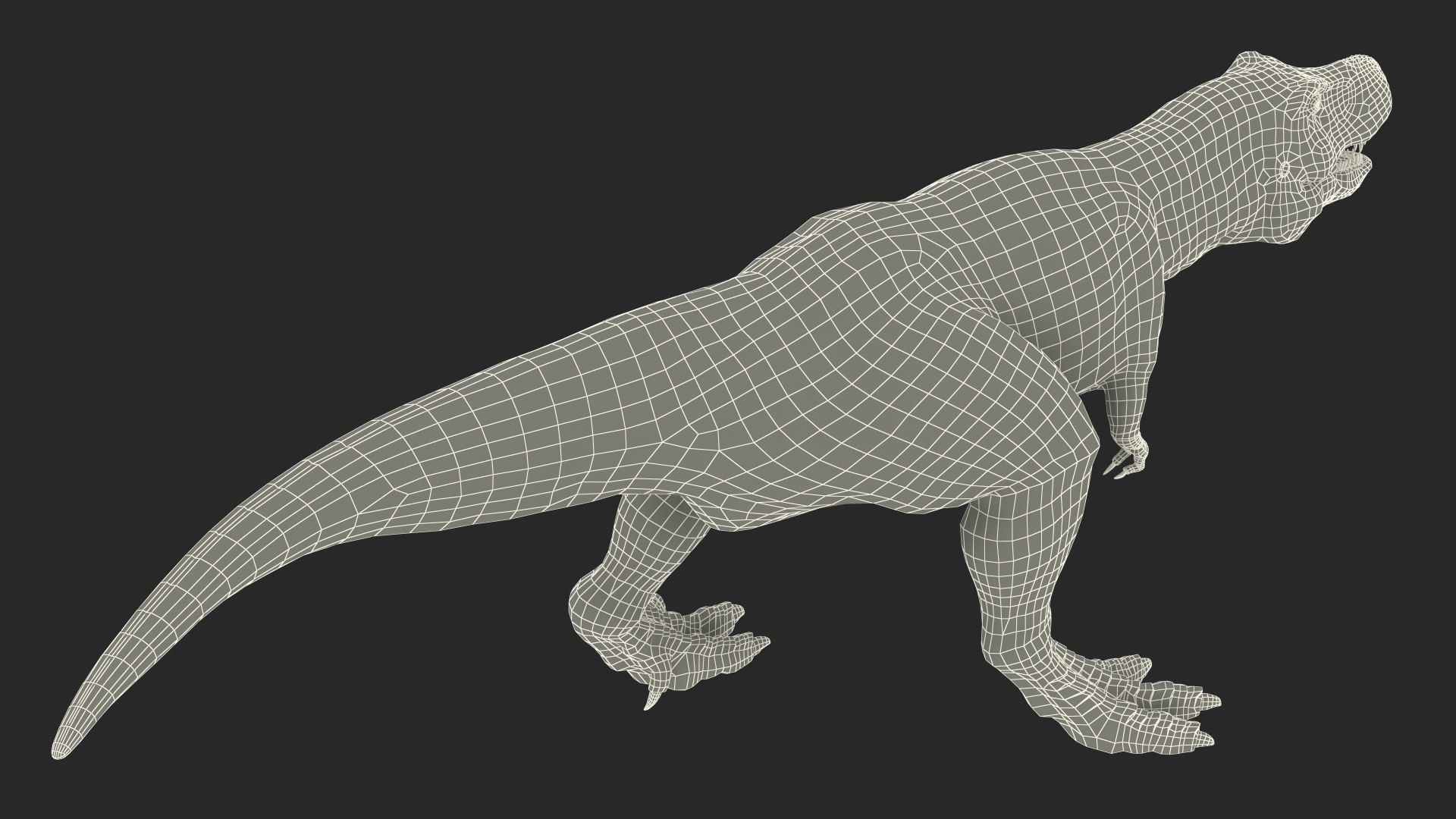 Tyrannosaurus Rex Skeleton Skin 3D Model - TurboSquid 1482366
