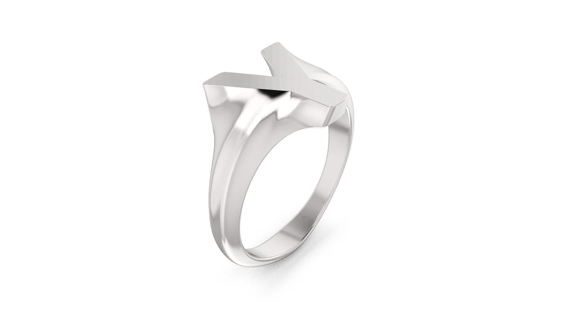 Alphabet Signet Ring Y 3D - TurboSquid 2088795