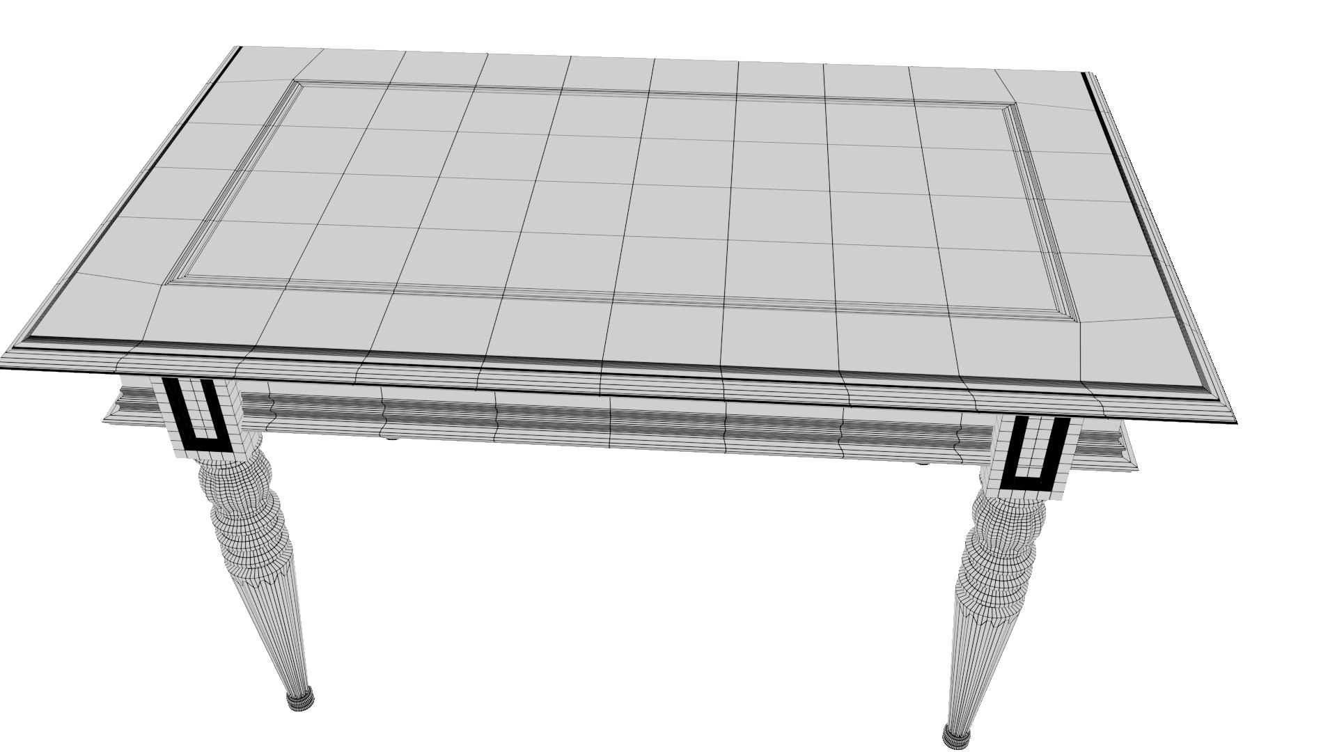 3D Model Classical Coffee Table - TurboSquid 2337069