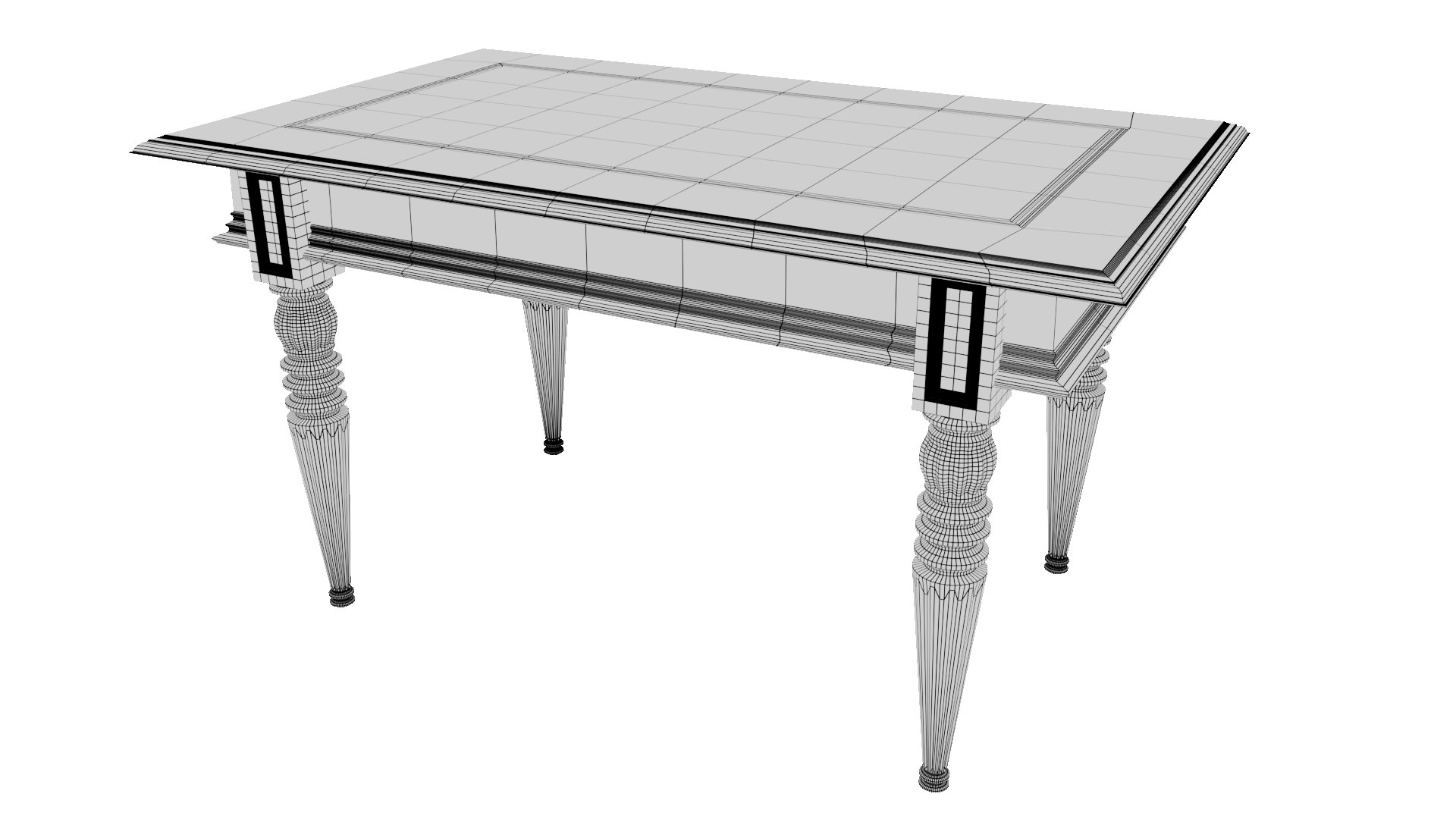 3D Model Classical Coffee Table - TurboSquid 2337069
