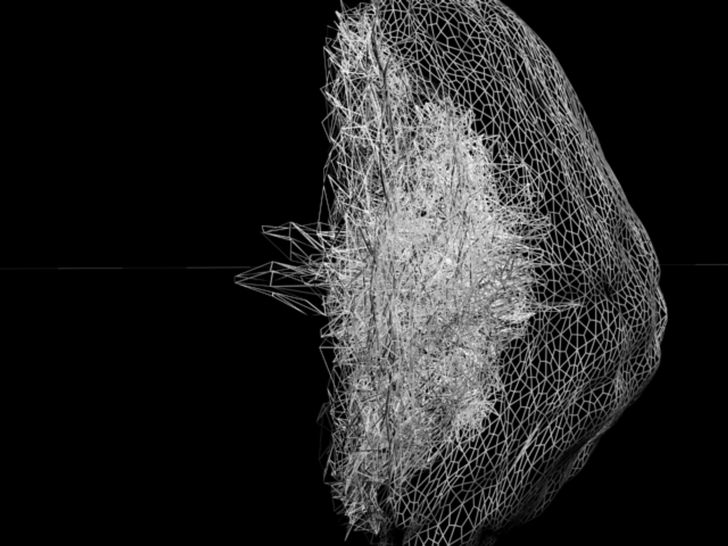 3d Geode Crystal Large Model