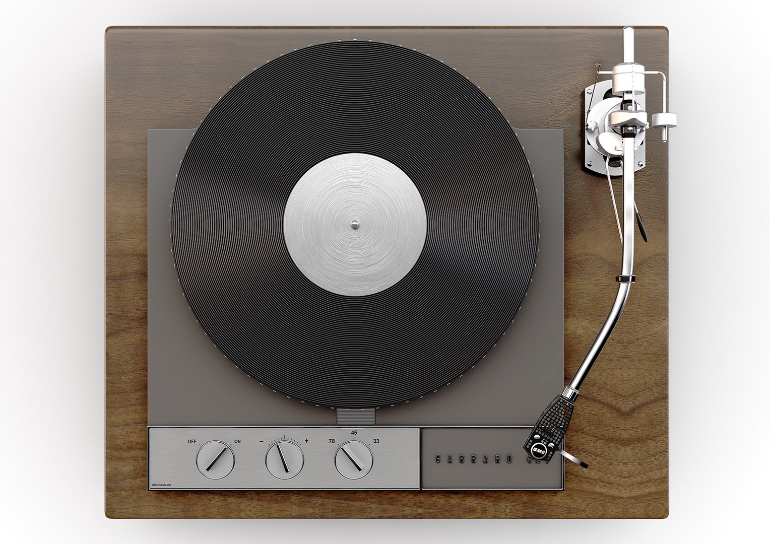 401 Vintage Turntable 3D - TurboSquid 1491311