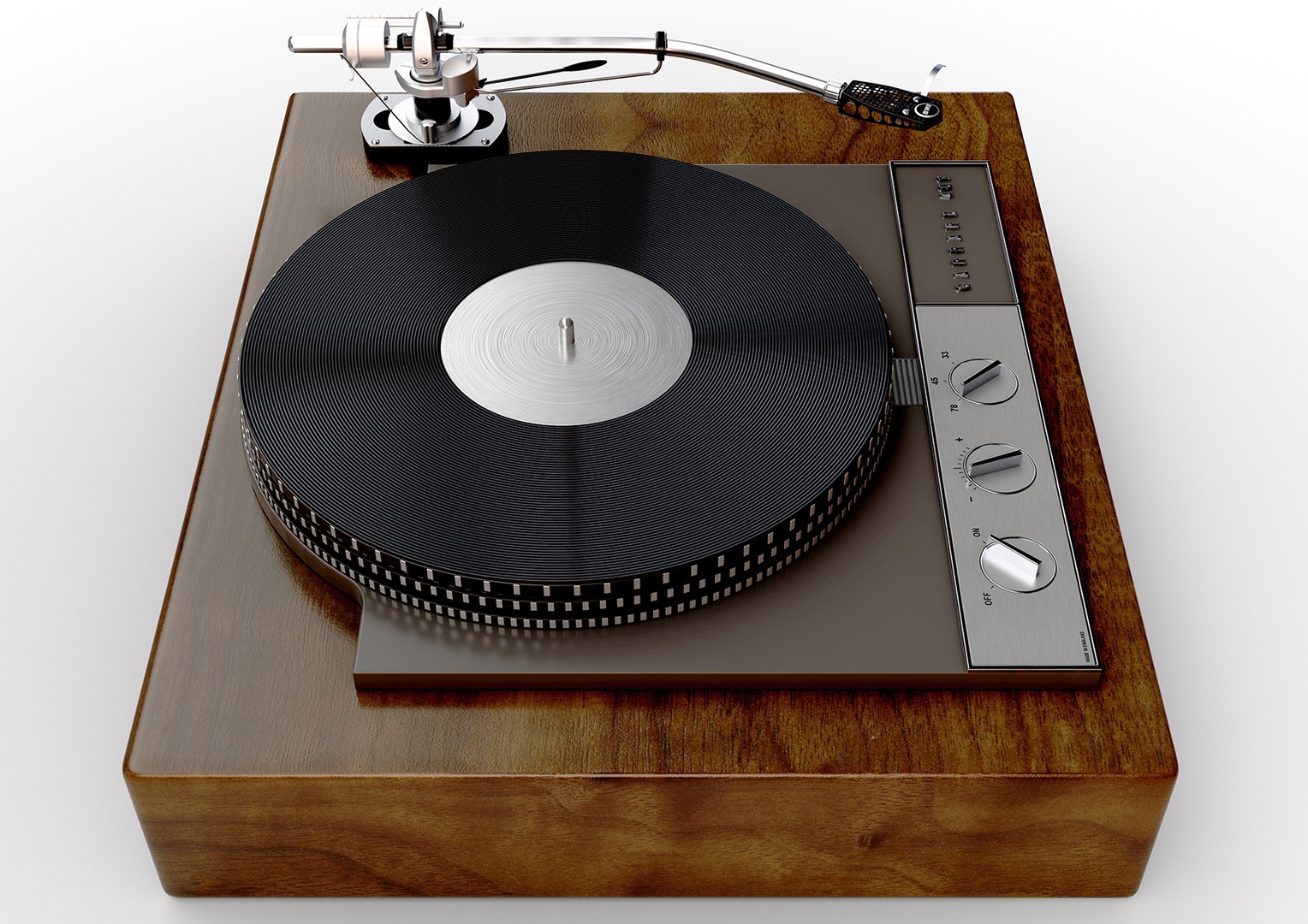 401 Vintage Turntable 3D - TurboSquid 1491311