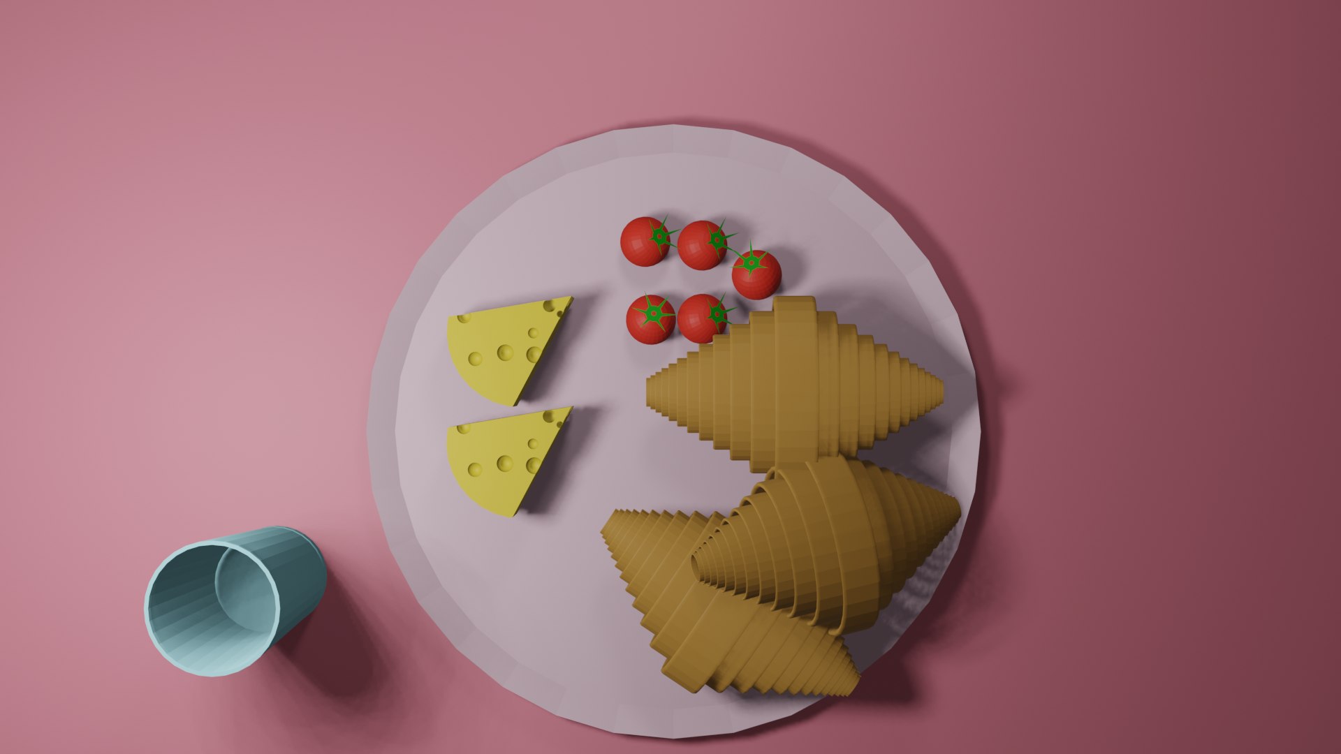 3D Breakfast 3d Model Model - TurboSquid 2092305