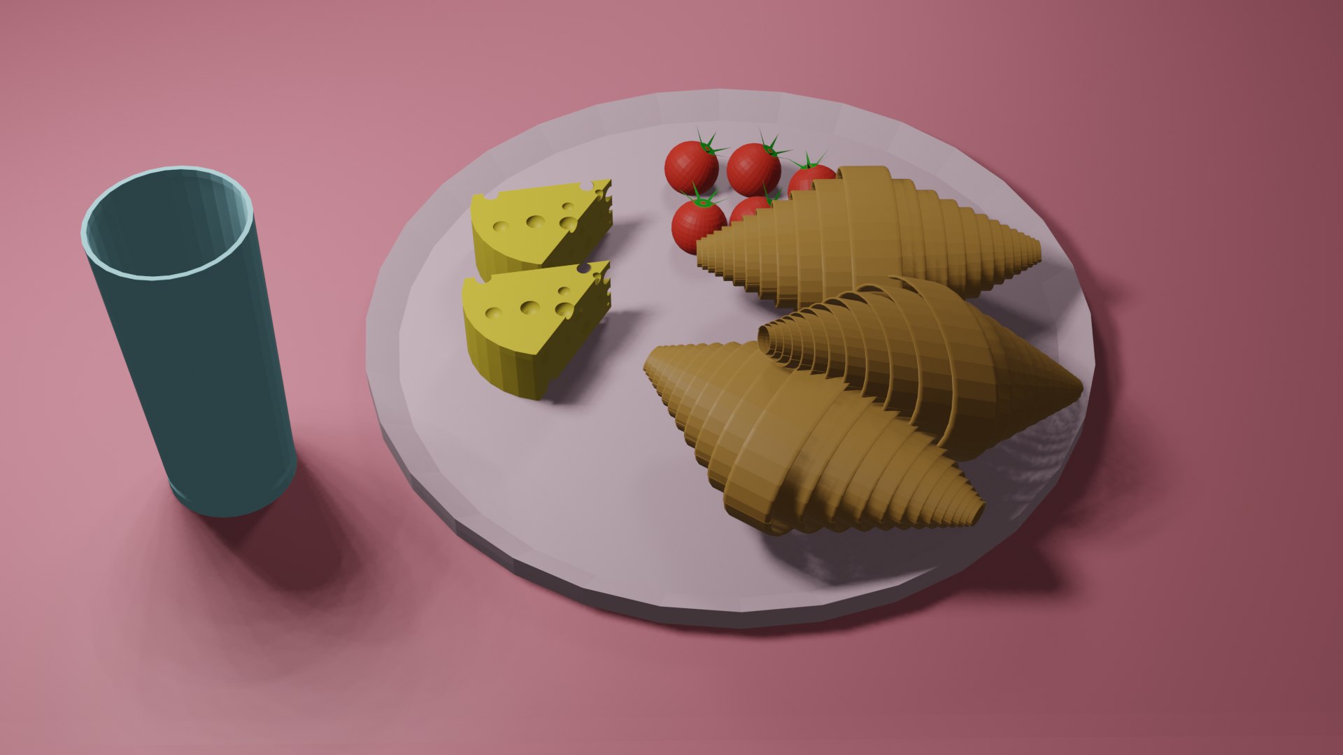 3D Breakfast 3d Model Model - TurboSquid 2092305