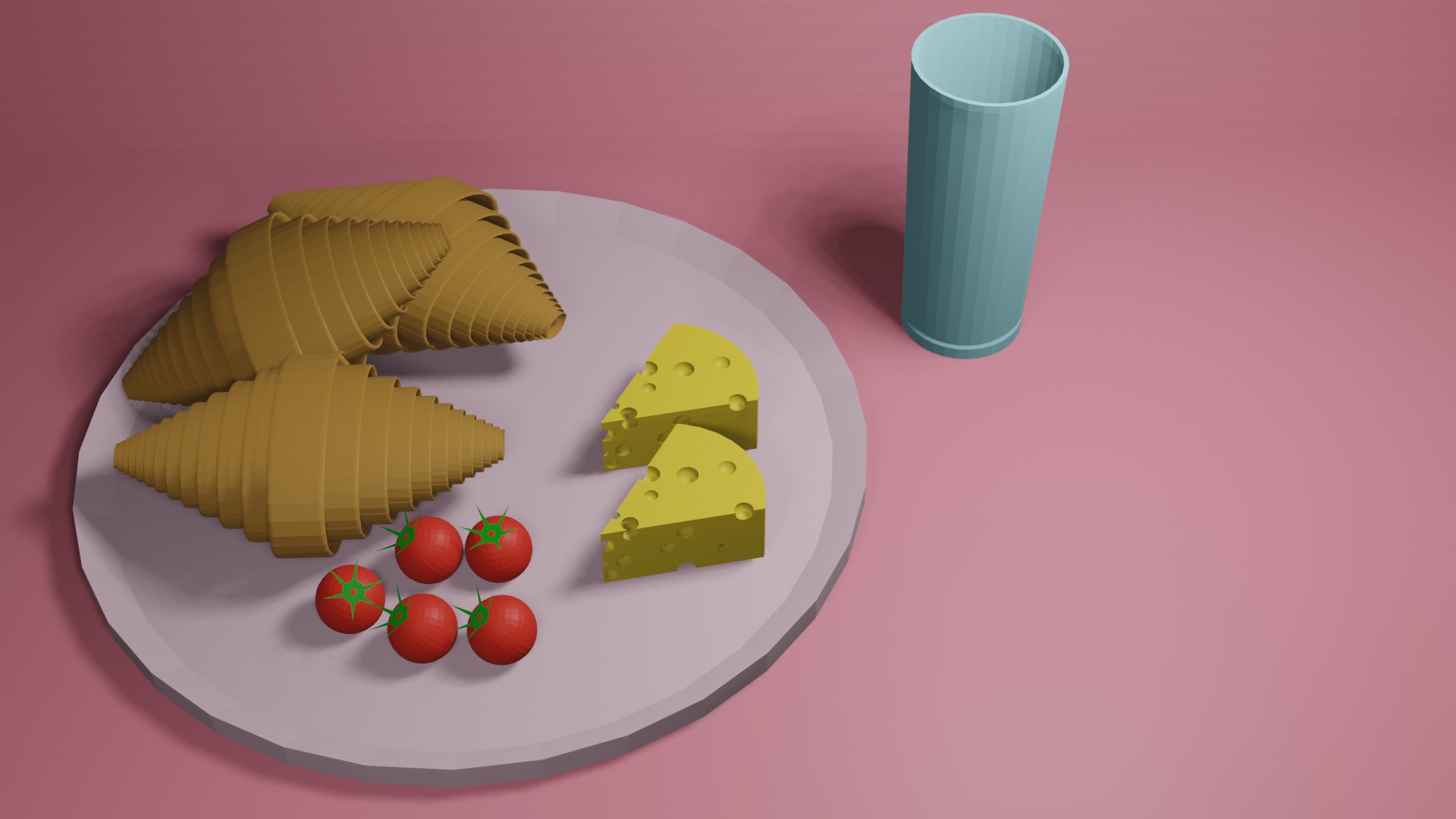 3D Breakfast 3d Model Model - TurboSquid 2092305