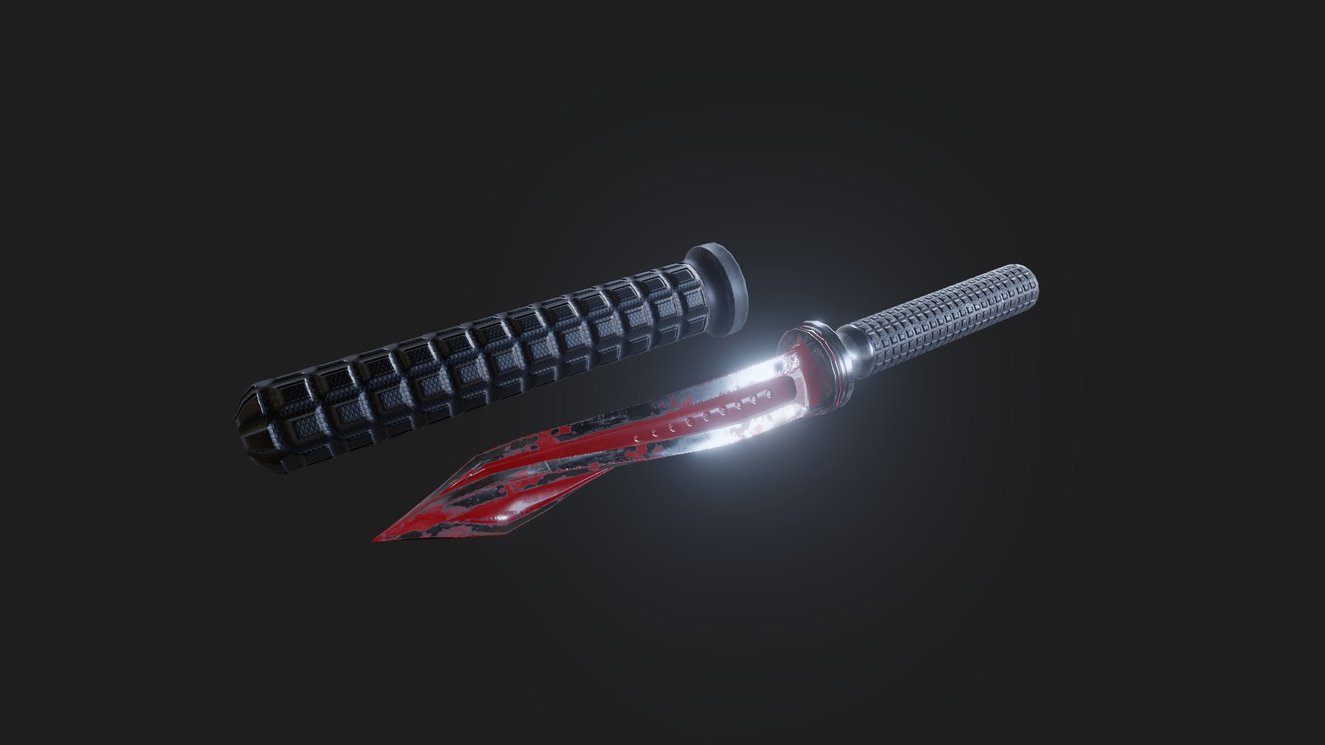 Microtech Jagdkommando Tri-edge Dagger 3D Model - TurboSquid 1250289