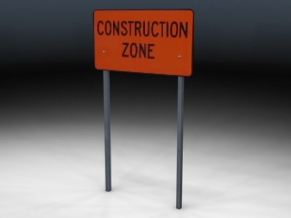 3d sign zones model