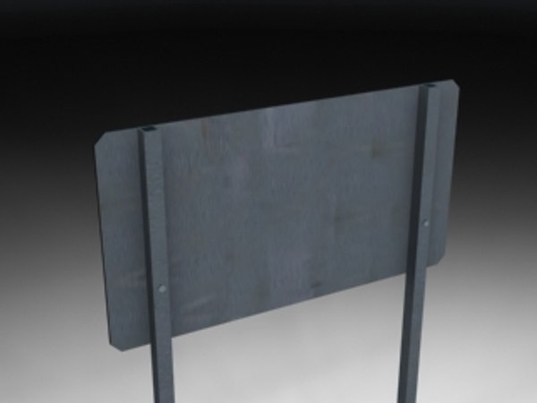 3d sign zones model