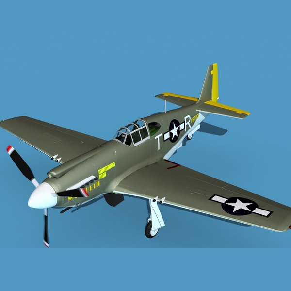 North American A-36A Apache V01 USAAF 3D model - TurboSquid 1921682
